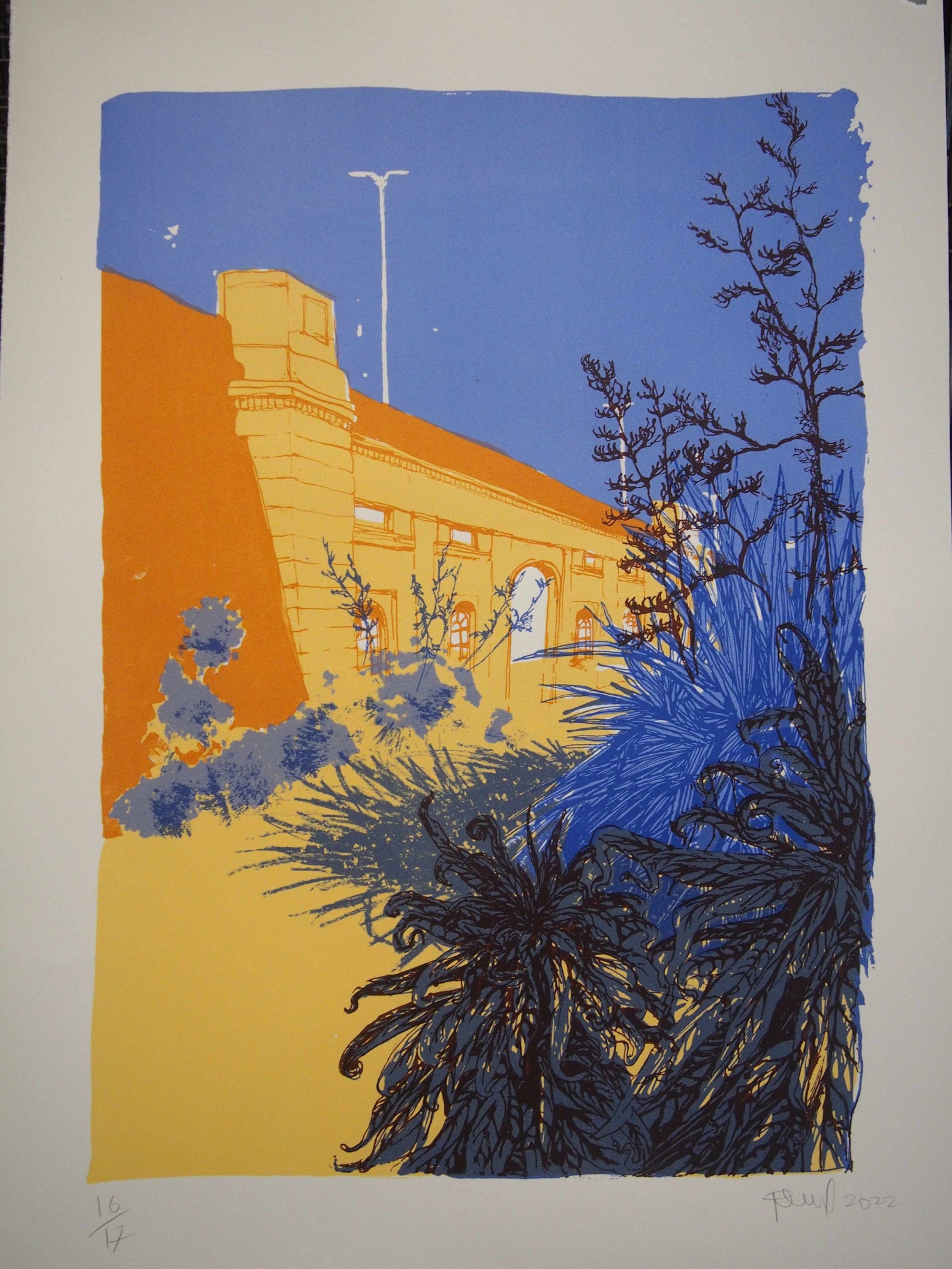 Garden Path Screen Print - Etsy