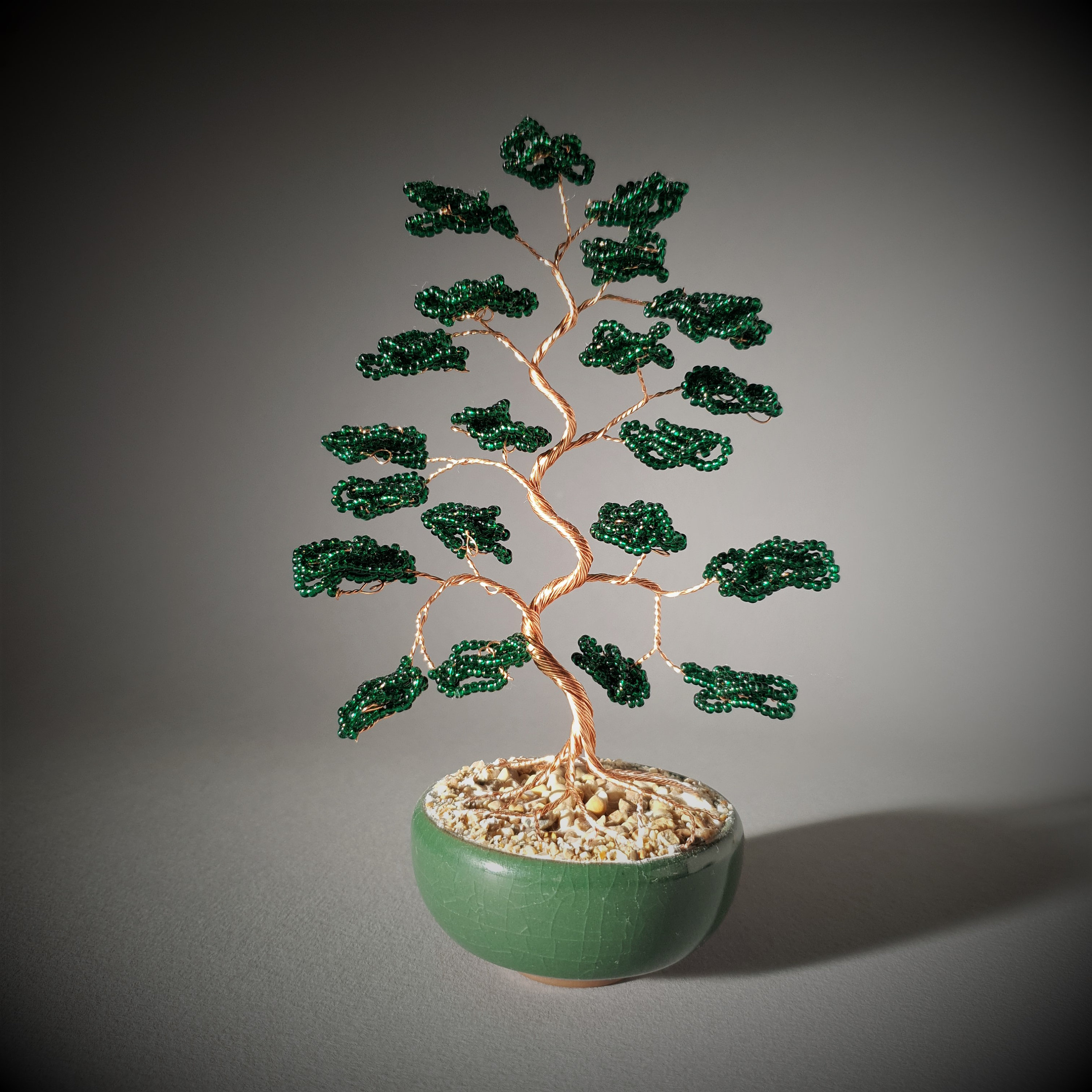 Handcrafted Emerald Tree of Happiness - Etsy
