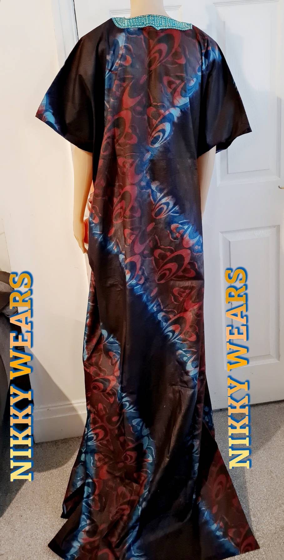 Authentic African Adire/ African Prints Pattern With Rhinestone ...