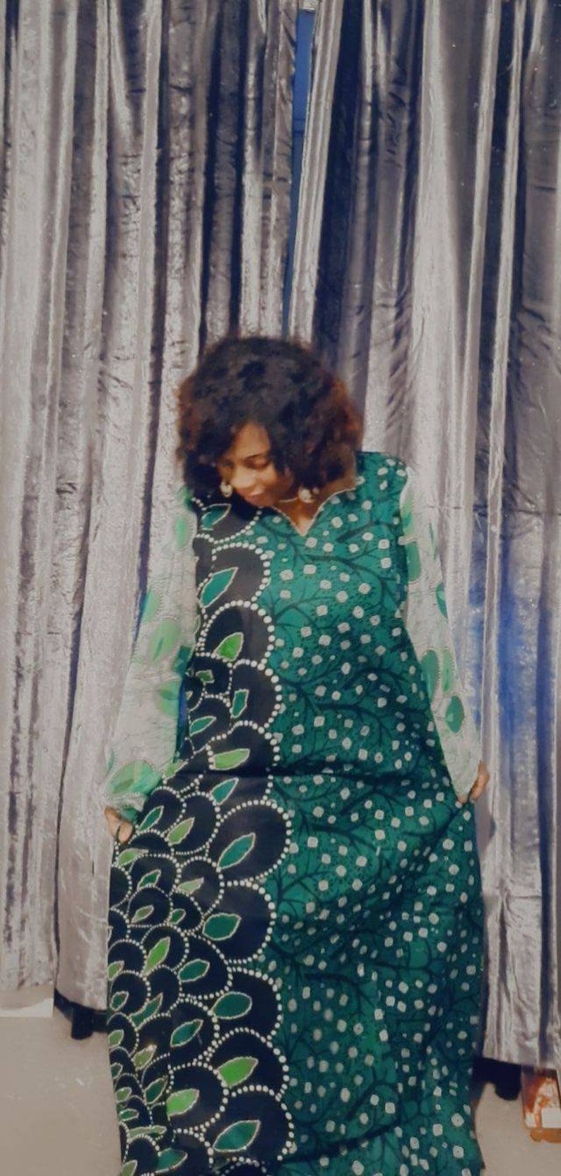 African Print Pattern Dress - Etsy