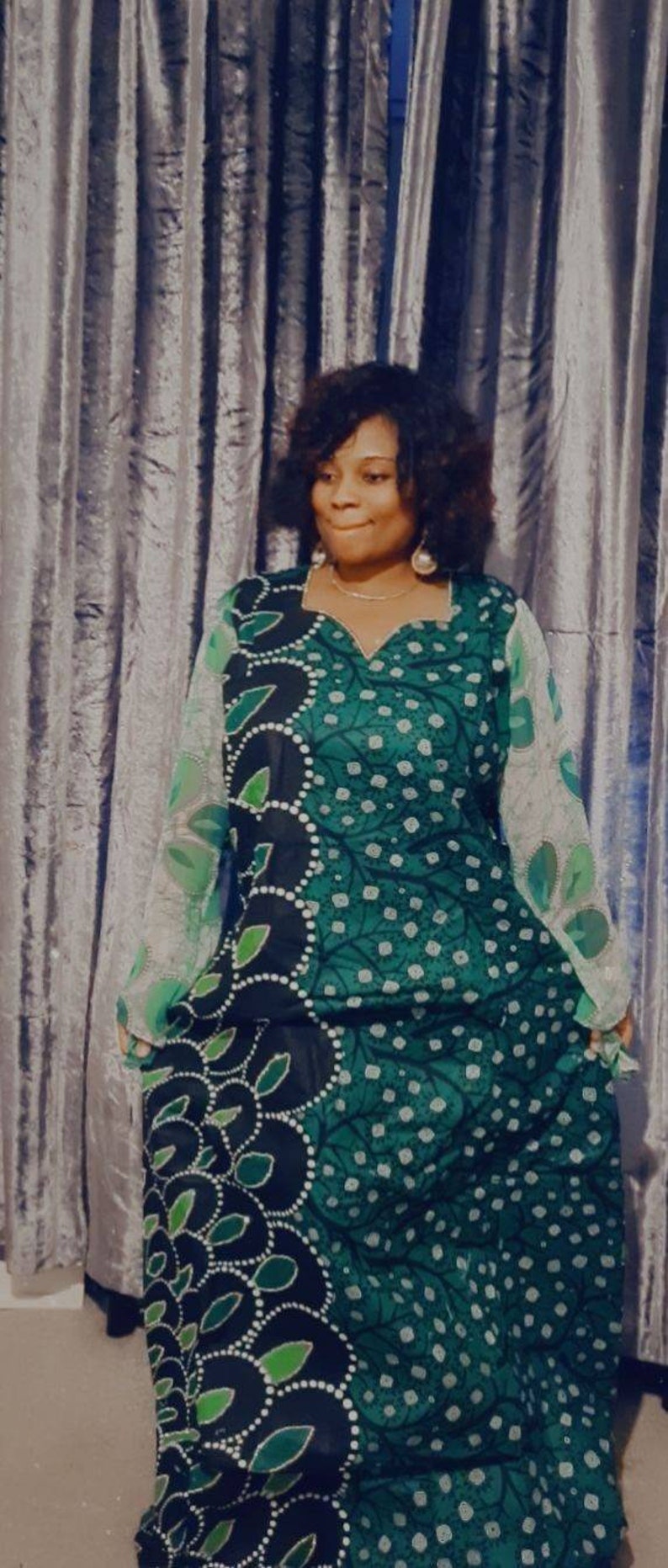 African Print Pattern Dress - Etsy