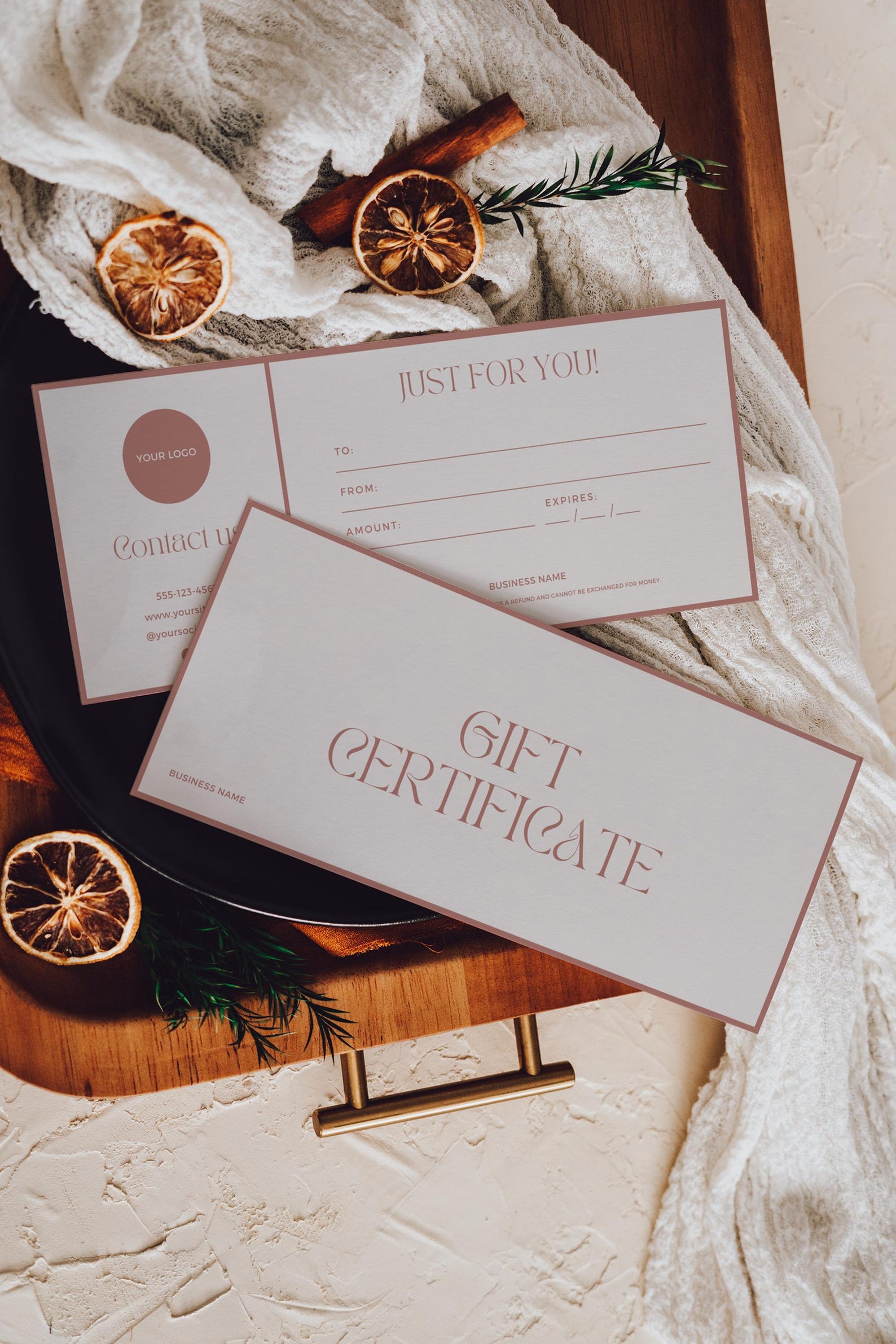 Editable Gift Certificate Template, Esthetician Nails Beauty Hair Salon ...