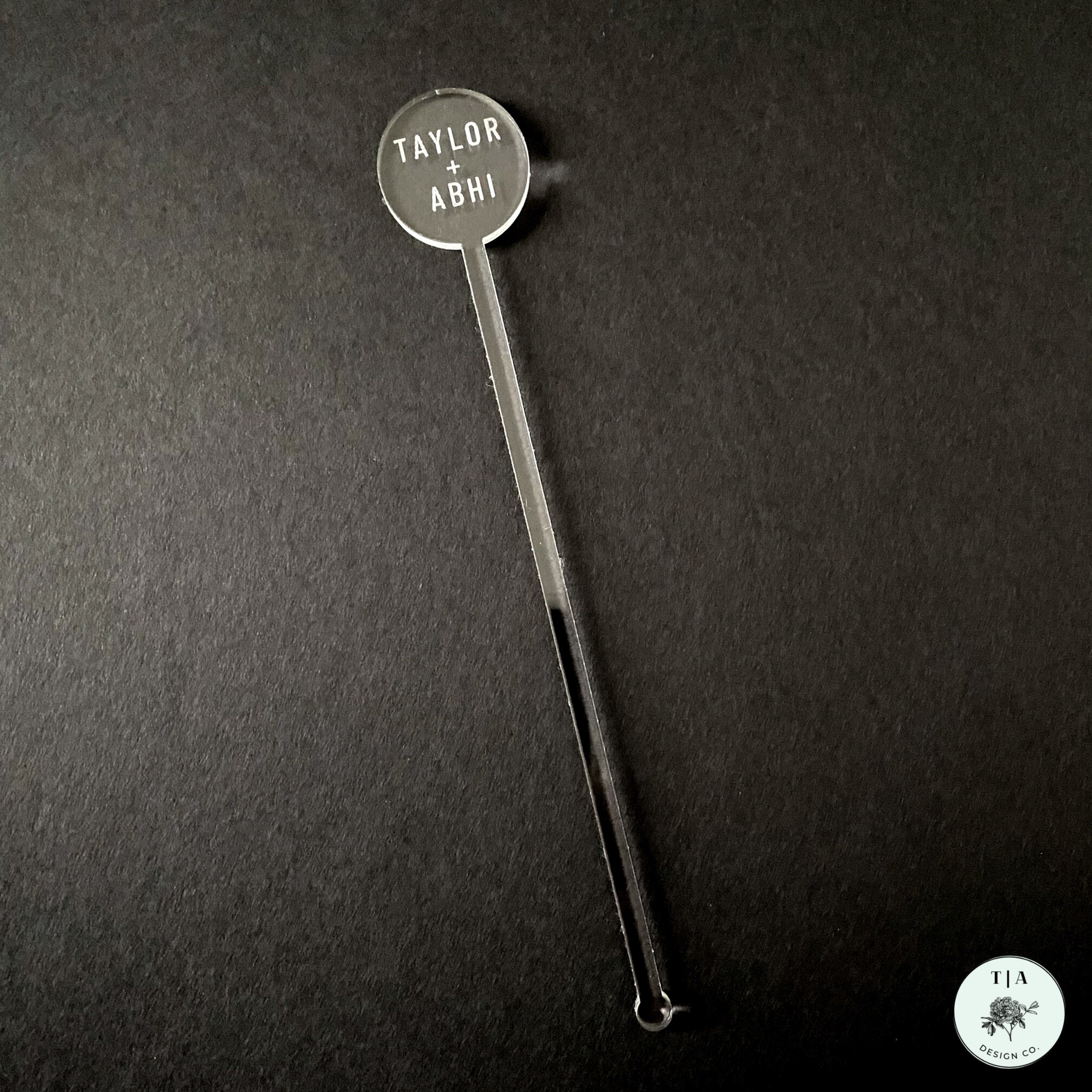 Custom Acrylic Stir Sticks set of 6 Cocktail Stirrers - Etsy