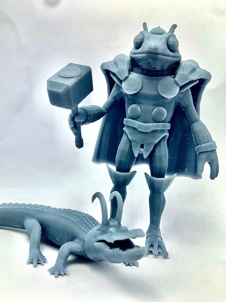 Throg & Alligator Loki Marvel Loki TV Show Collectable Set 2 Paintable ...