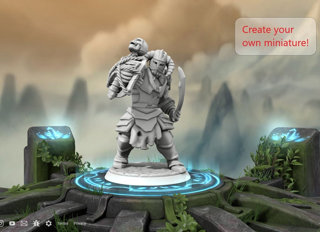 Hero Forge Print Service Design Your Own Minis for Dungeons and Dragons ...