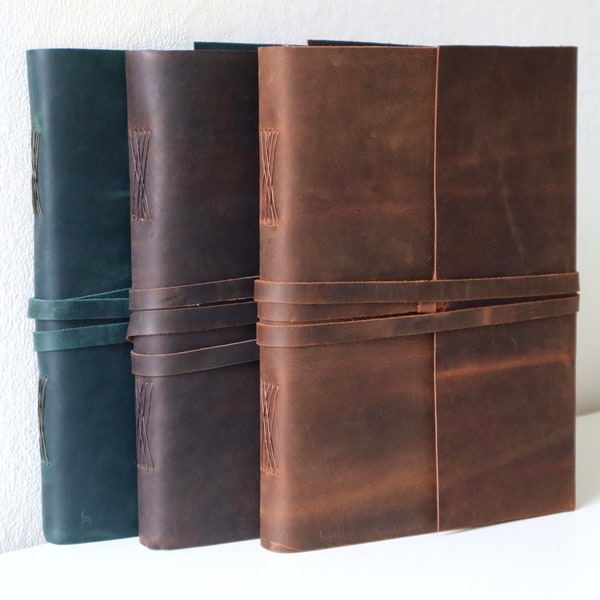 Leather Journal - Etsy