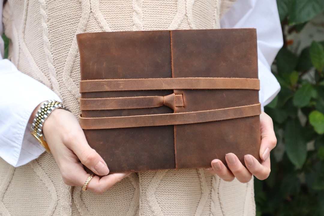 Personalised Photo Album, 6 X 8 Handmade Leather Photo Album, Photo ...