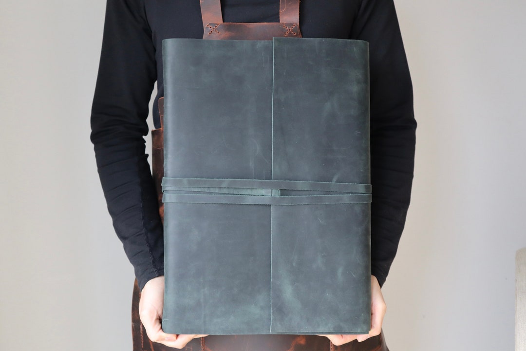 A3 Leather Journal Free Personalized 17.5x12.5 - Etsy