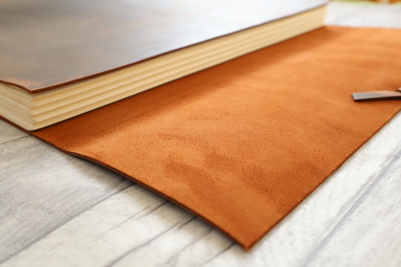A3 Leather Journal Free Personalized 17.5x12.5 - Etsy