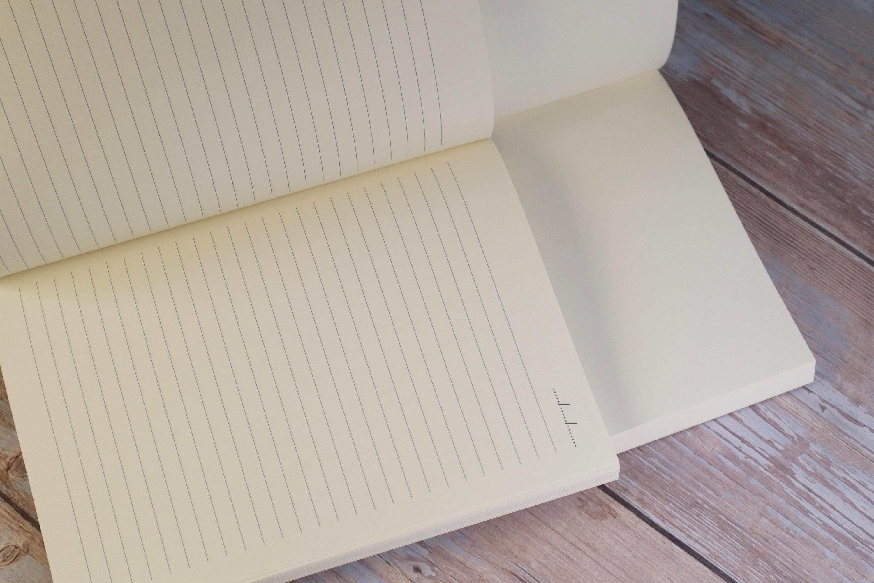 A5 Refill Journal, Notebook, 150 Sheets/300 Pages, Lined, Plain Paper ...
