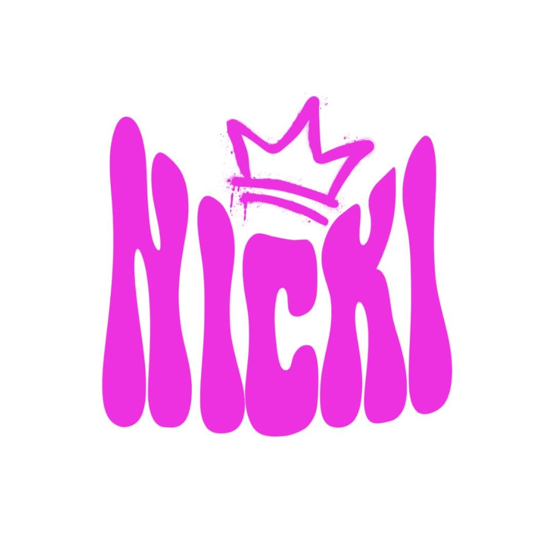 Nicki SVG PNG Instant Downloadable Design for Prints, Stickers, Cricut ...