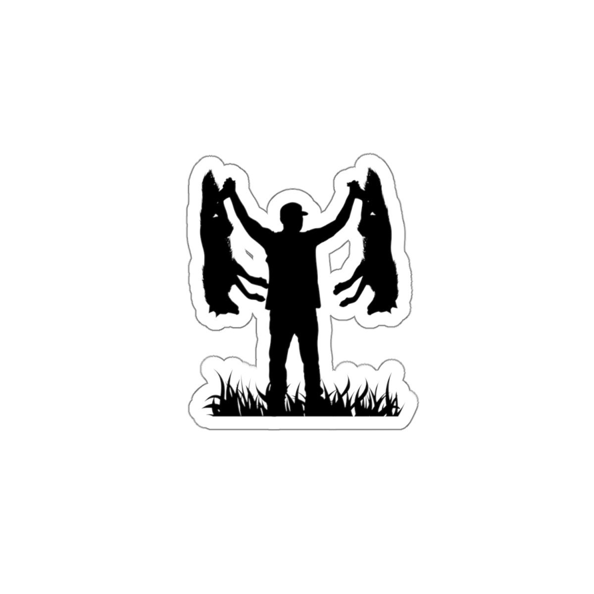 Coyote Hunting Vinyl Kiss-cut Sticker, Predator Hunting Sticker, Gifts ...