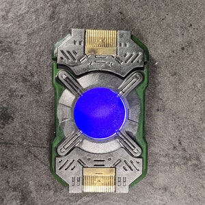 Hand-painted Halo Inspired AI Data Chip Light-up Prop - Etsy
