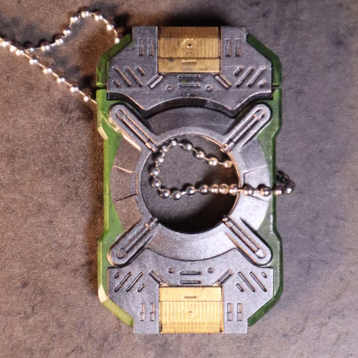 Hand-painted Halo Inspired AI Data Chip Light-up USB Drive - Etsy