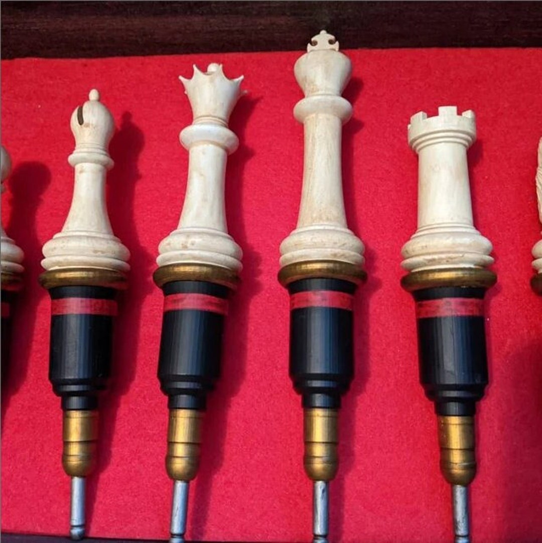 SET of Hand-painted Resident Evil 2 Inspired Chess Key Props - Etsy