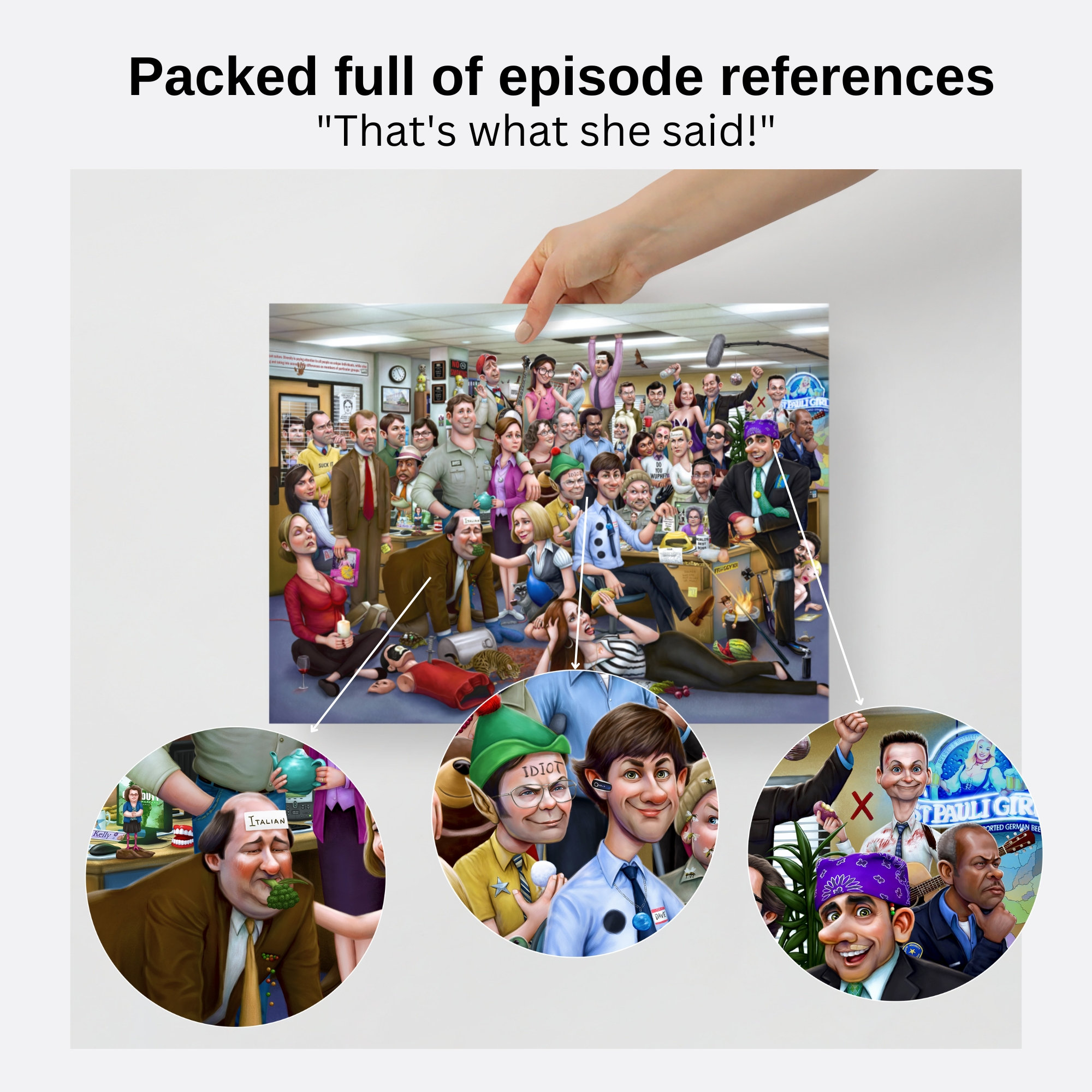 The Office Art Print, Gift, Wall Art, Poster, Painting, Michael Scott ...