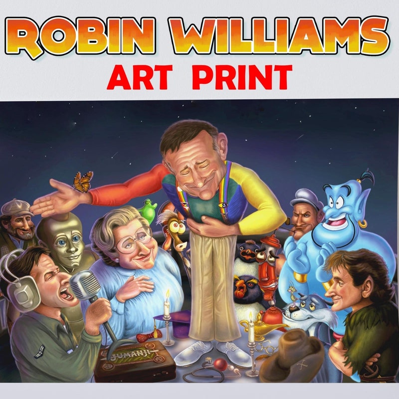 Robin Williams Art - Etsy