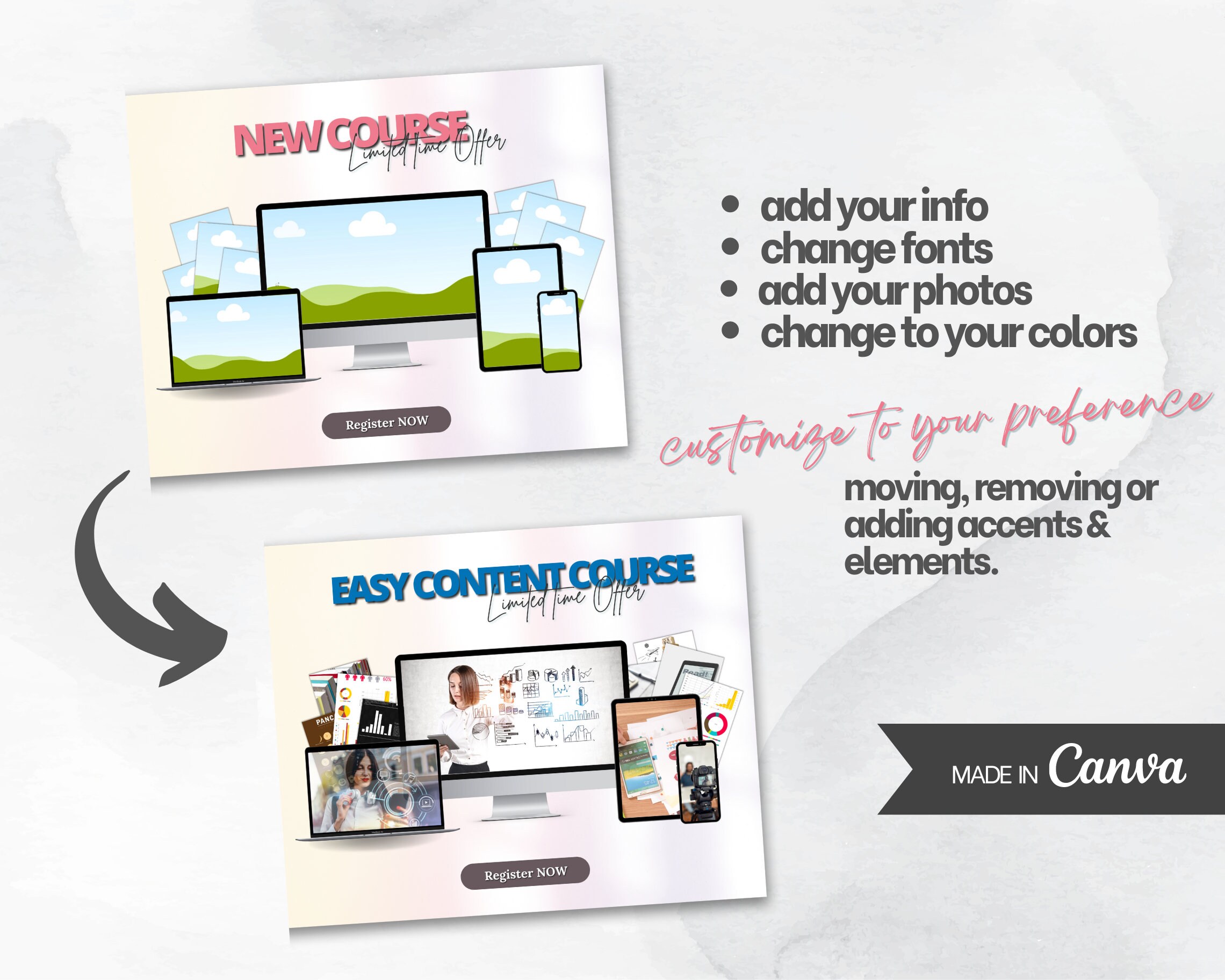 Digital Products Listings Mockups, 50 Wide Format Listing Mockup ...