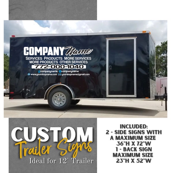 Trailer Decal - Etsy