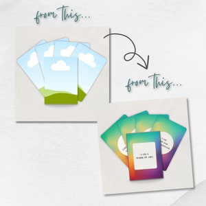 40 Deck Cards Listing Mockups, Etsy Listing Mockups, Affirmation Cards ...
