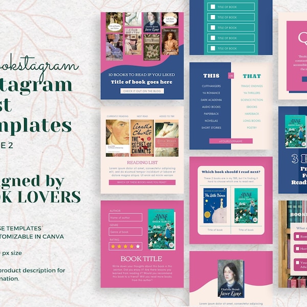 Canva Template Instagram - Etsy
