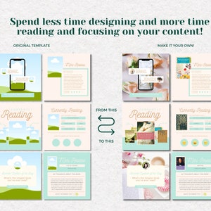 Book Instagram Templates, Book Blogger Template, Instagram Bookstagram ...