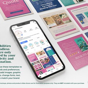 Book Instagram Templates, Book Blogger Template, Instagram Bookstagram ...