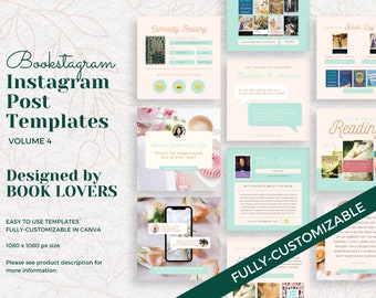 Bookstagram Templates, Instagram Story Template, Canva Story Templates ...