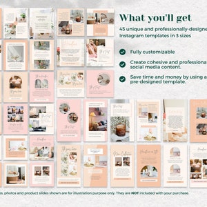Instagram Templates Bundle Canva Template Instagram - Etsy