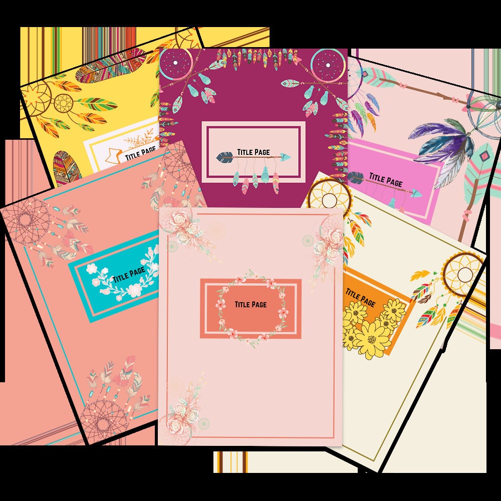 Dream Catcher Canva Notebook Template 21 Pages Of Fully Etsy