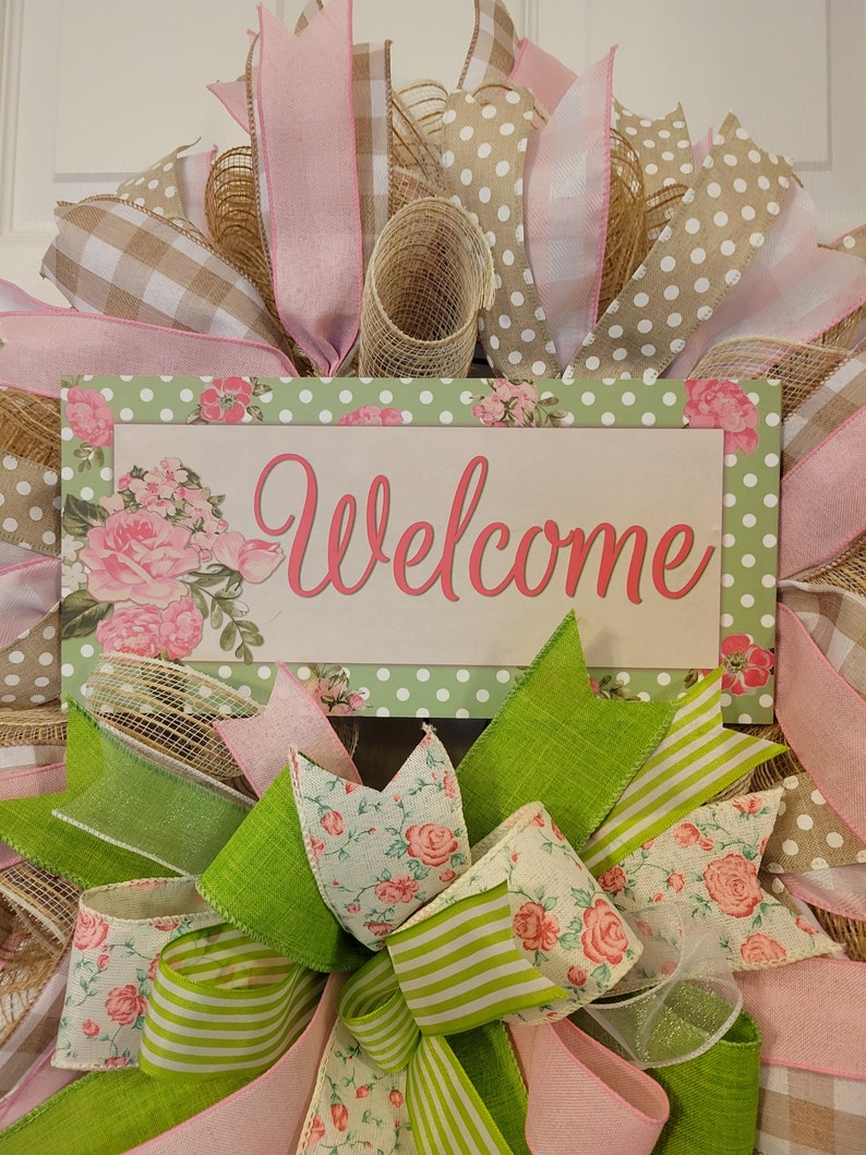 Everyday Welcome Wreath Welcome - Etsy