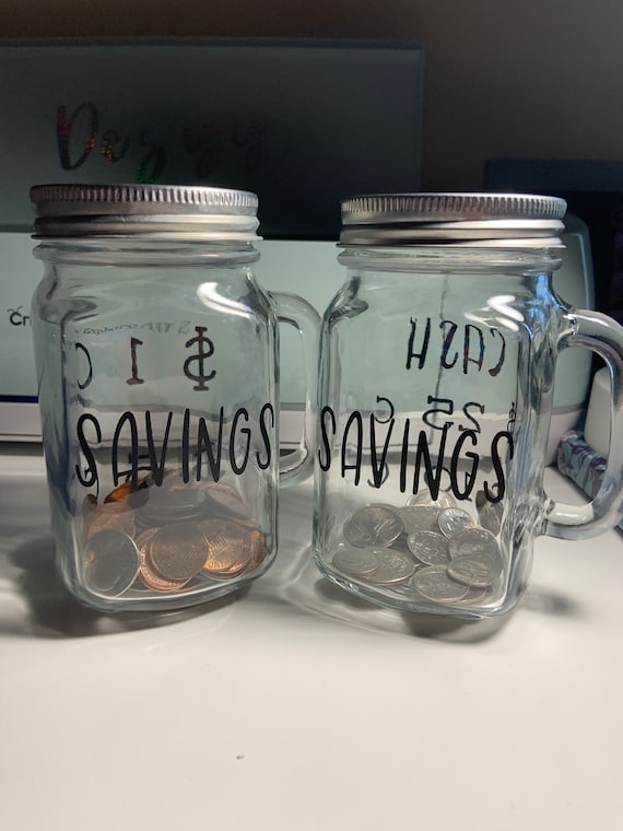 Custom Saving Jars single Jar - Etsy