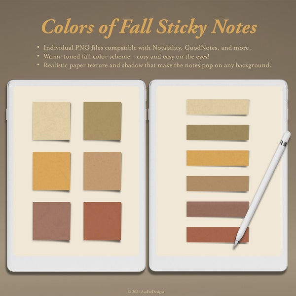 Realistic Sticky Notes - Etsy