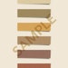 Colors of Fall Digital Sticky Notes / Realistic Paper Texture / Warm ...