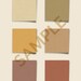 Colors of Fall Digital Sticky Notes / Realistic Paper Texture / Warm ...