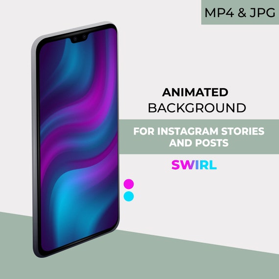 Animated Video Background for Instagram Motion Graphic Moving | Etsy