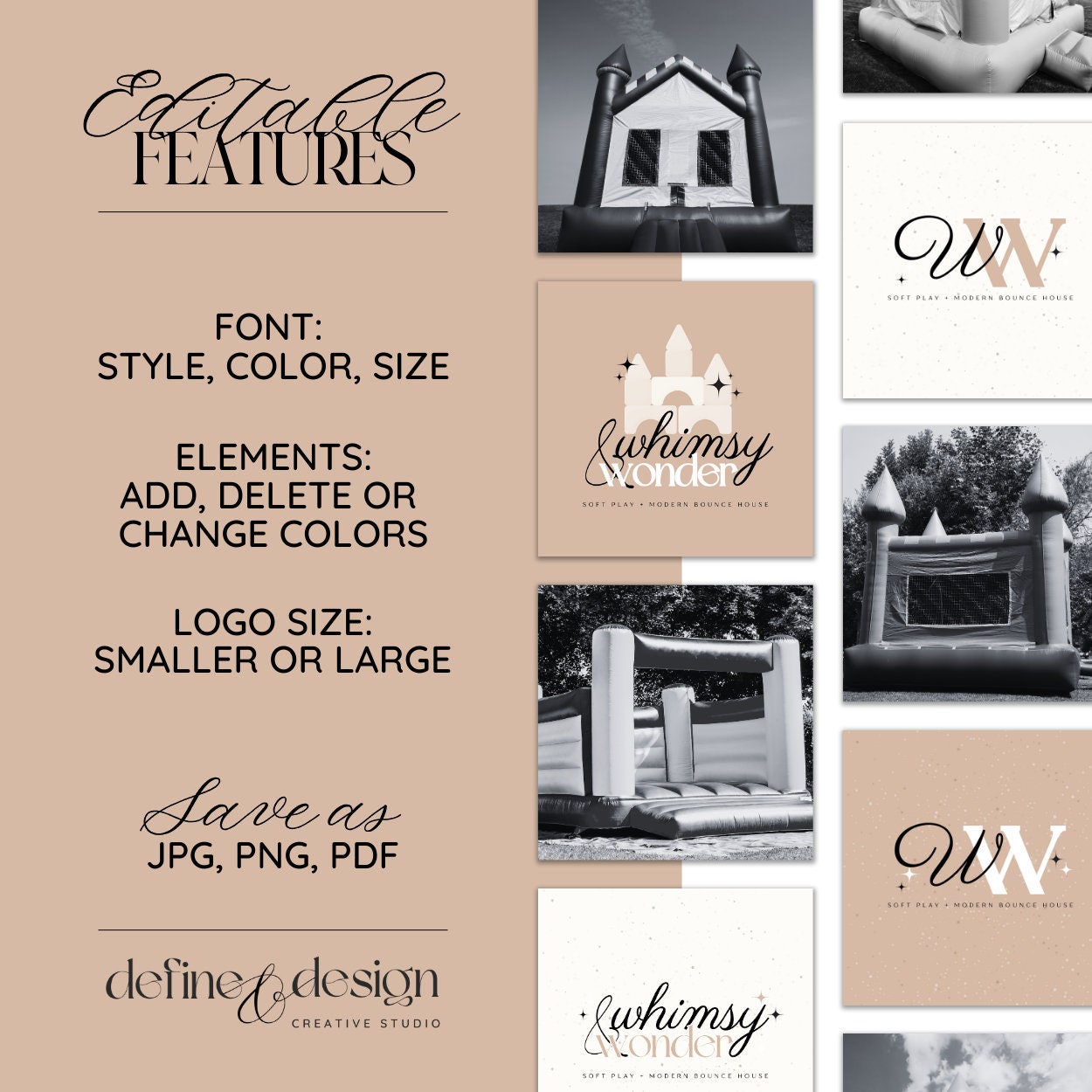 Logo Kit Template Premade Logo Small Business Logo Business Logo Bounce ...