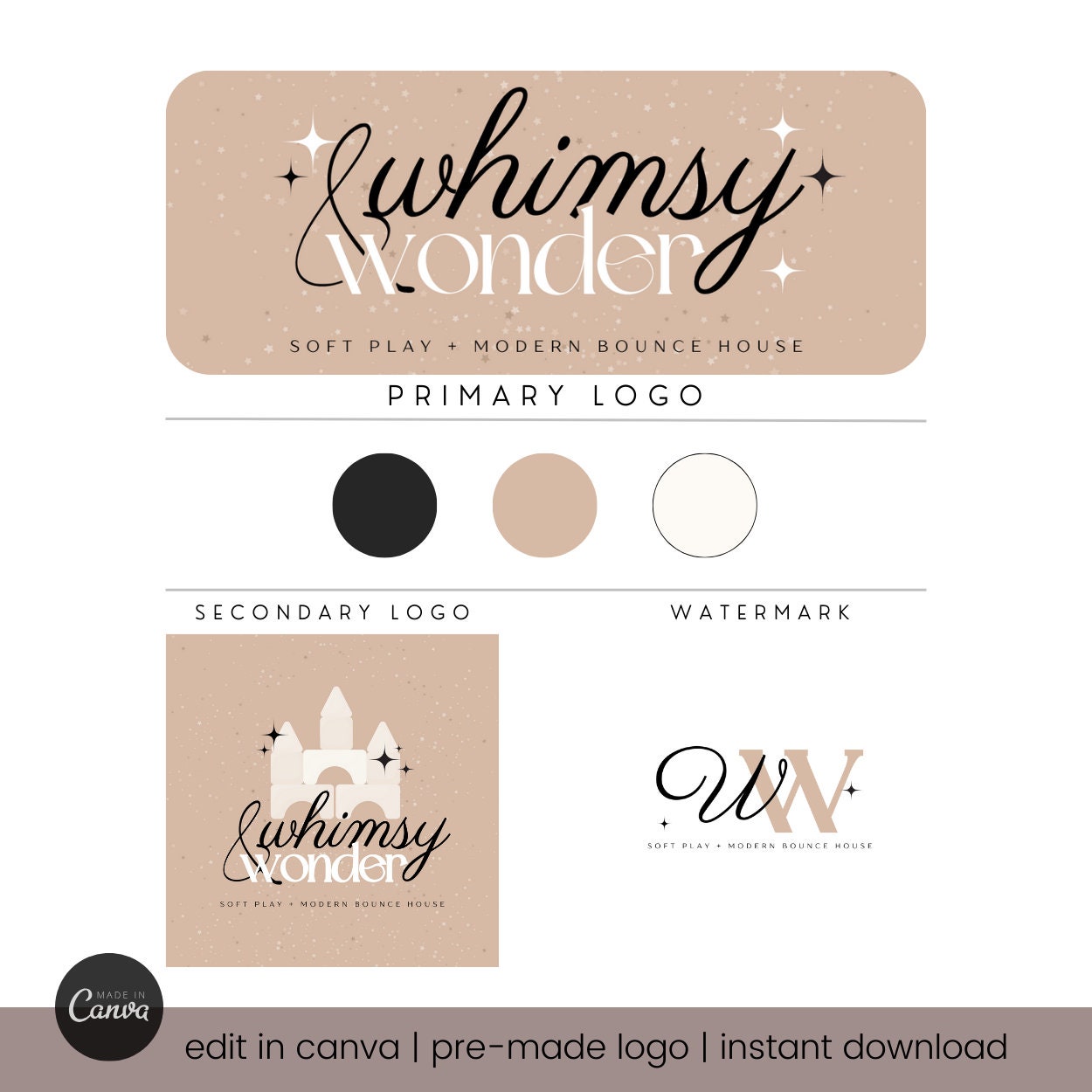 Logo Kit Template Premade Logo Small Business Logo Business Logo Bounce ...