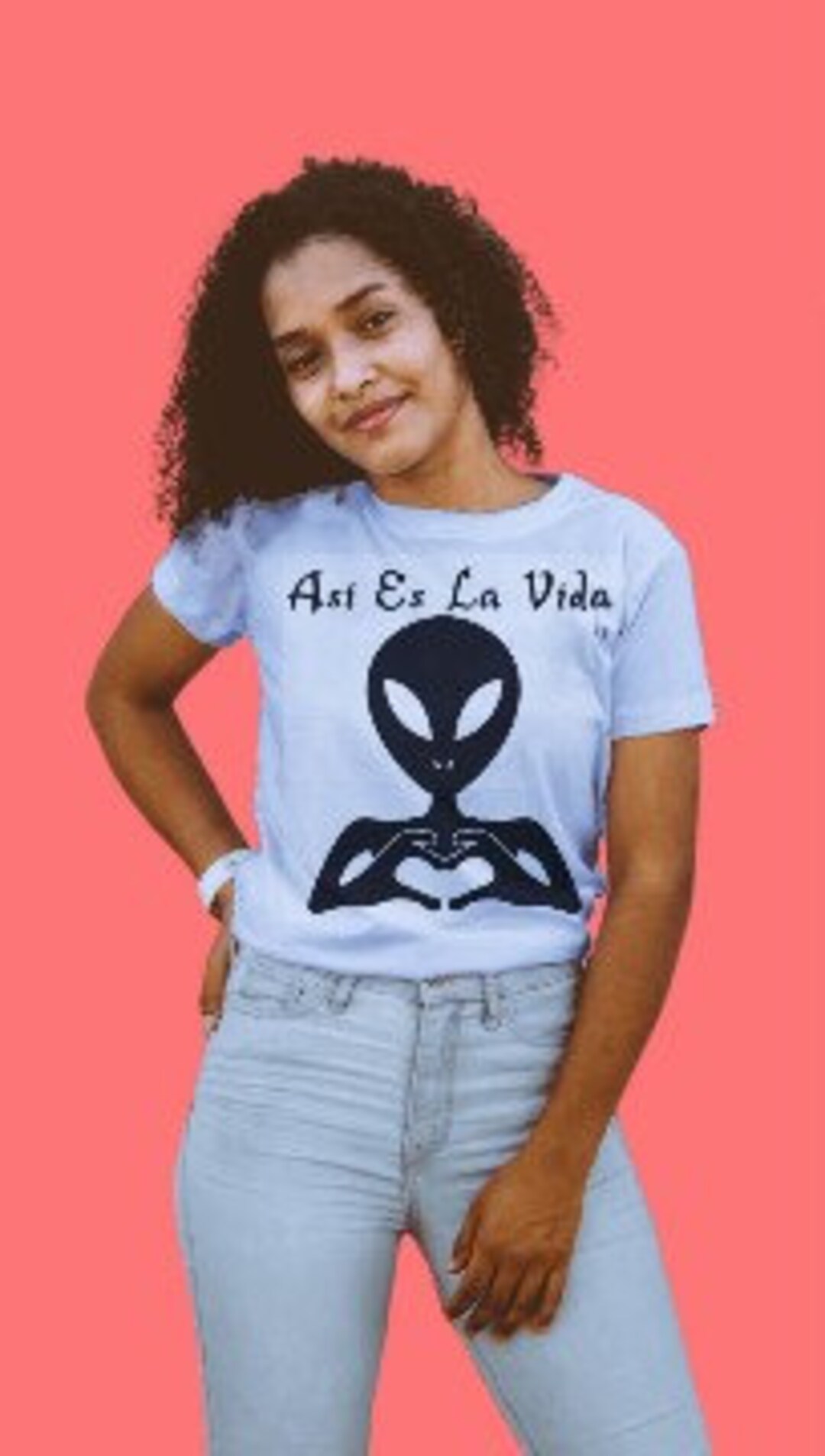 Asi Es La Vida {THAT'S JUST LIFE} Black & White Graphics Tee - Etsy