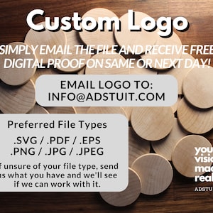 Custom Printed Wooden Nickels Wood Coins Pocket Token Drink Tokens ...