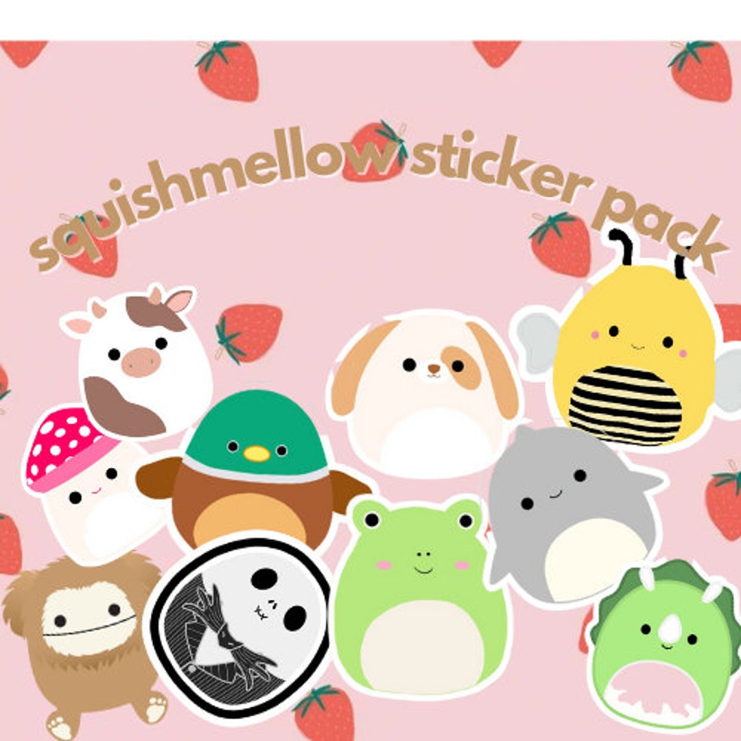 Squishmellow Sticker Pack - Etsy