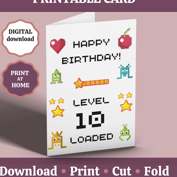 Brother 10 Birthday Card - Etsy