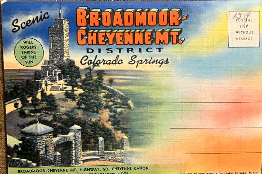 1930s Colorado Springs Souvenir Picture Pack – Vintage Colorado Travel ...