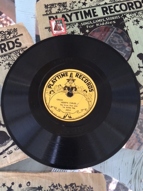1930s Playtime Children's Record and Sleeves - Etsy