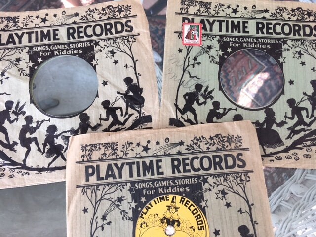 1930s Playtime Children's Record and Sleeves - Etsy