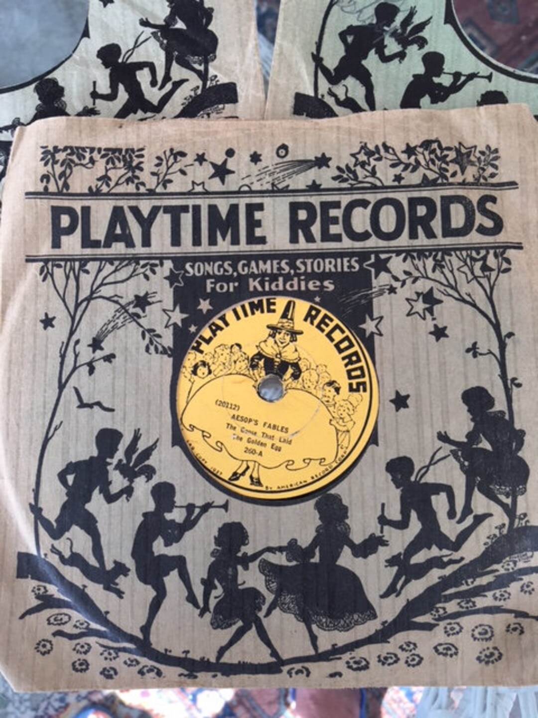 1930s Playtime Children's Record and Sleeves - Etsy
