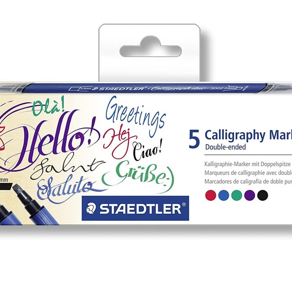 Chisel Tip Calligraphy Markers - Etsy