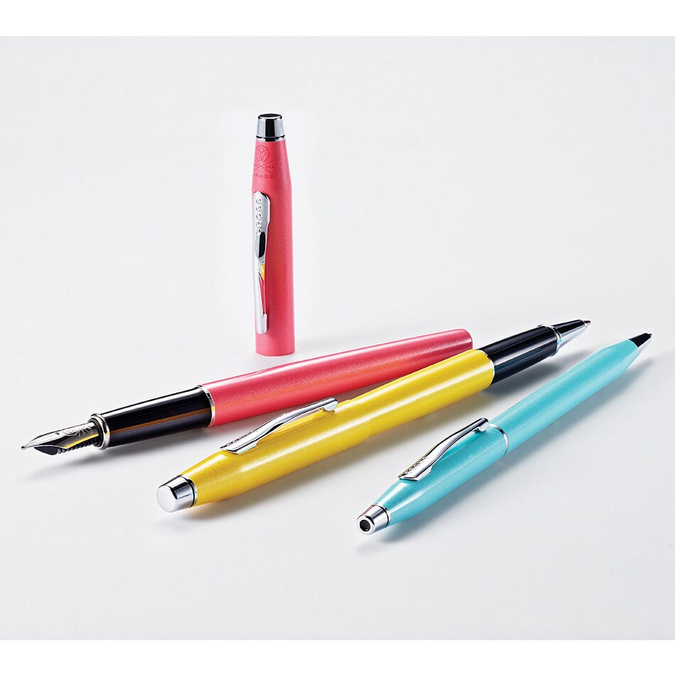 Cross Classic Century Slim Fountain Pen Sunrise Yellow CT - Etsy UK