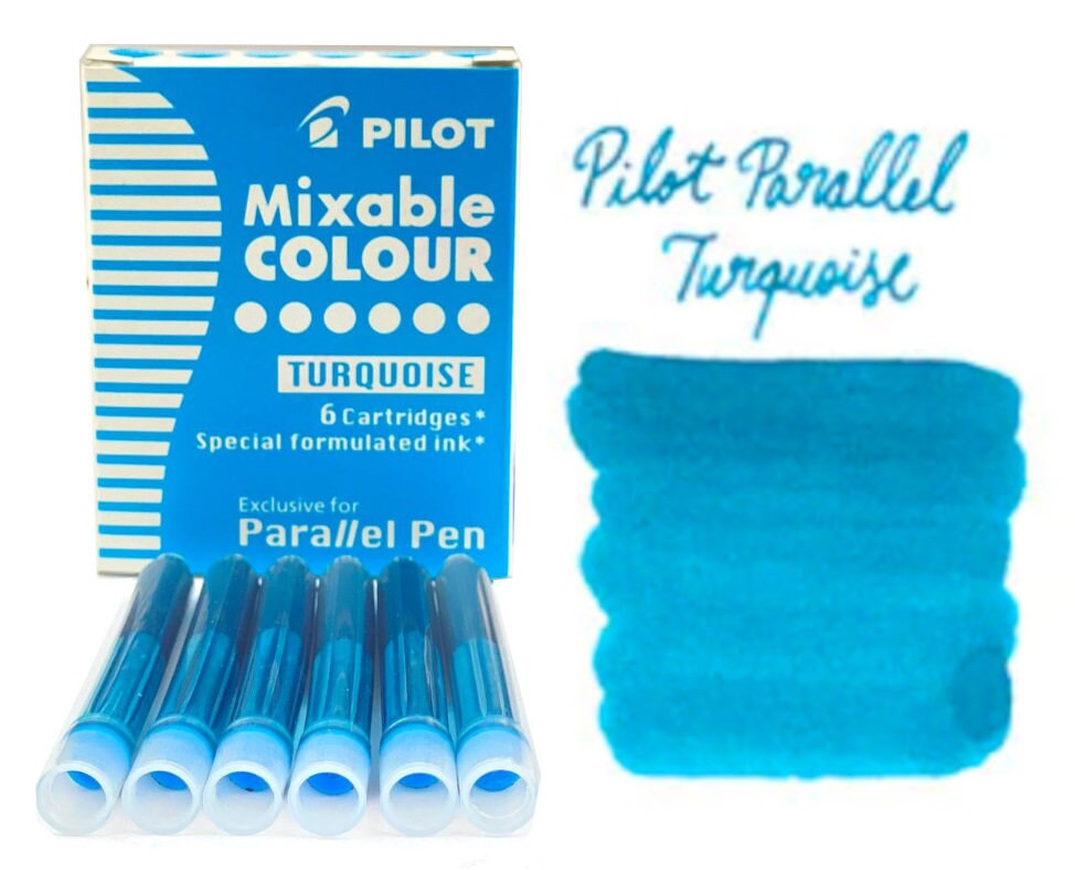 Pilot Parallel Fountain Calligraphy Lettering Pen Mixable Ink ...