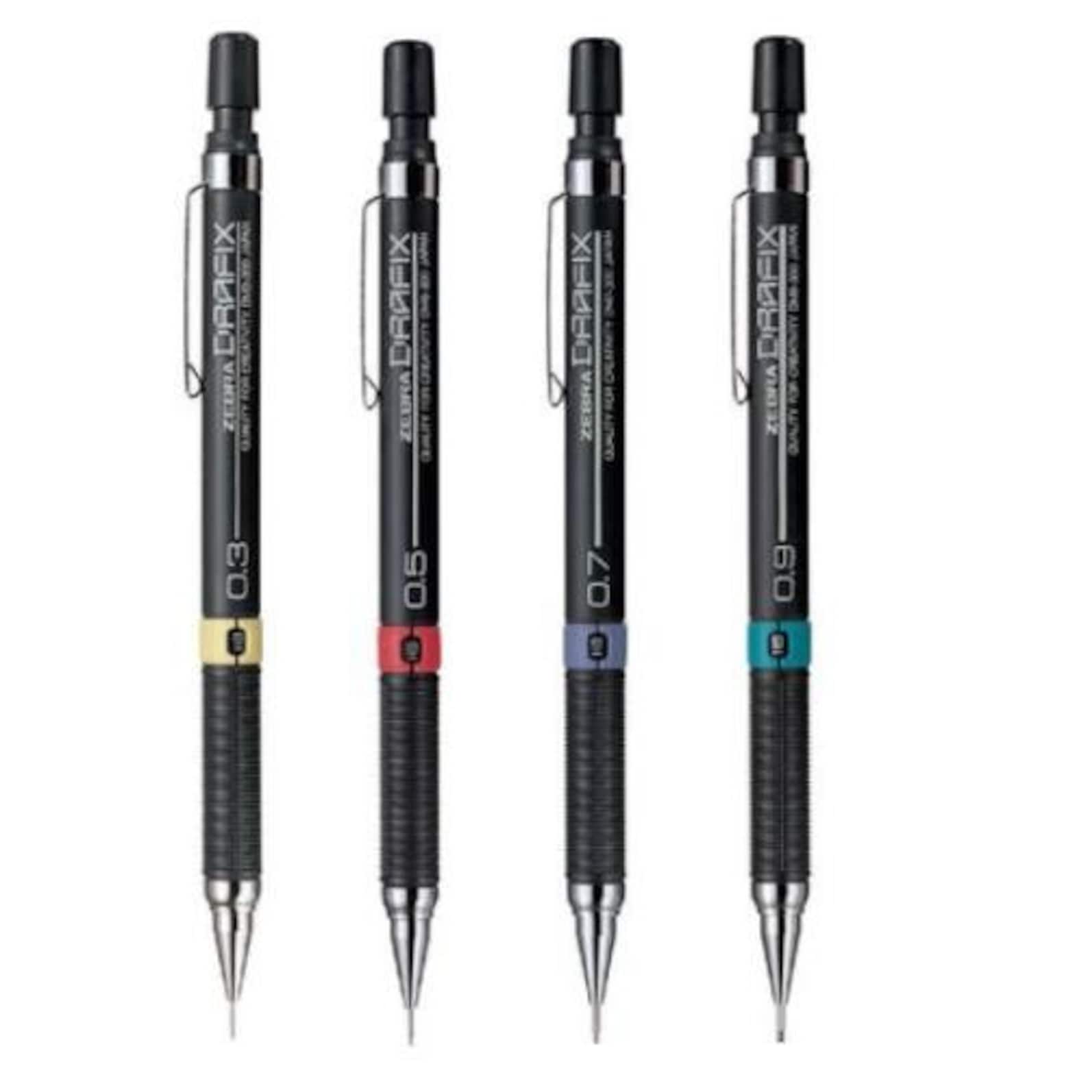 Zebra Drafix Mechanical Pencil Drafting Pencil - 0.3mm, 0.5mm, 0.7mm, 0 ...